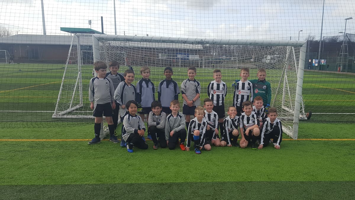 Under 10 football v Walkergate Community School - Newcastle School for Boys